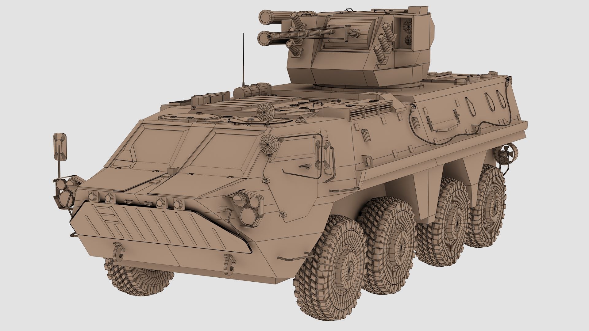 3D BTR 4 Bucephalus Model - TurboSquid 2387195