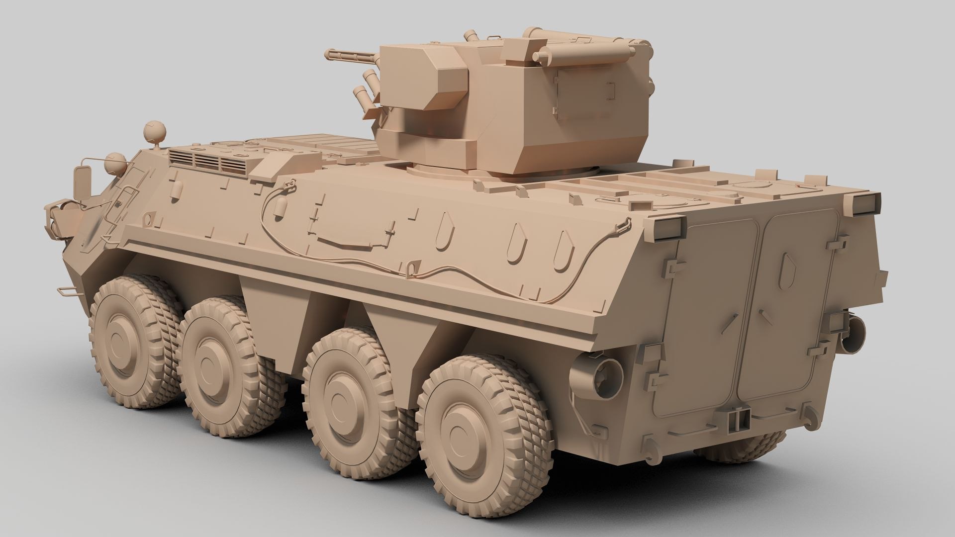 3D BTR 4 Bucephalus Model - TurboSquid 2387195