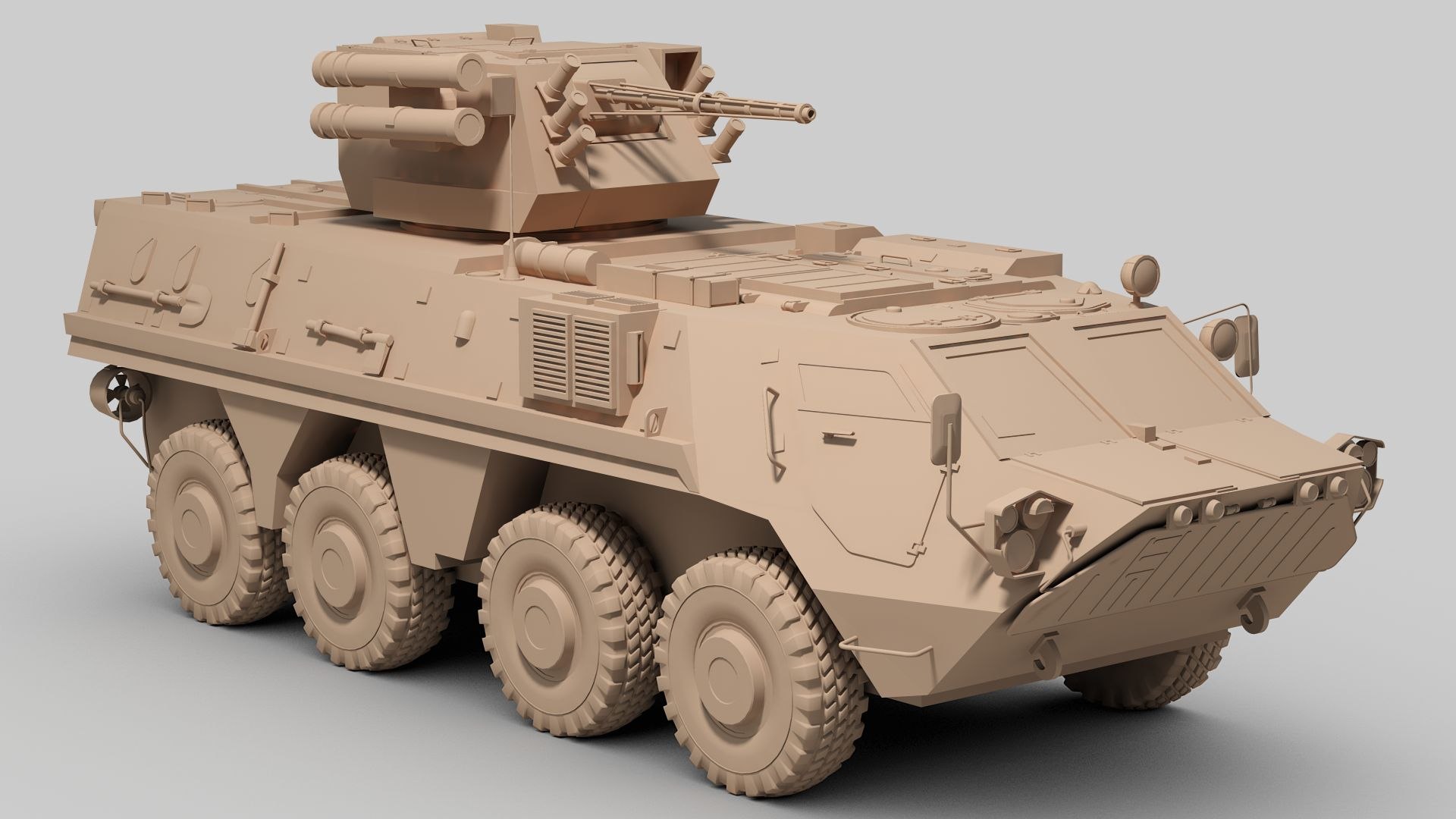 3D BTR 4 Bucephalus Model - TurboSquid 2387195
