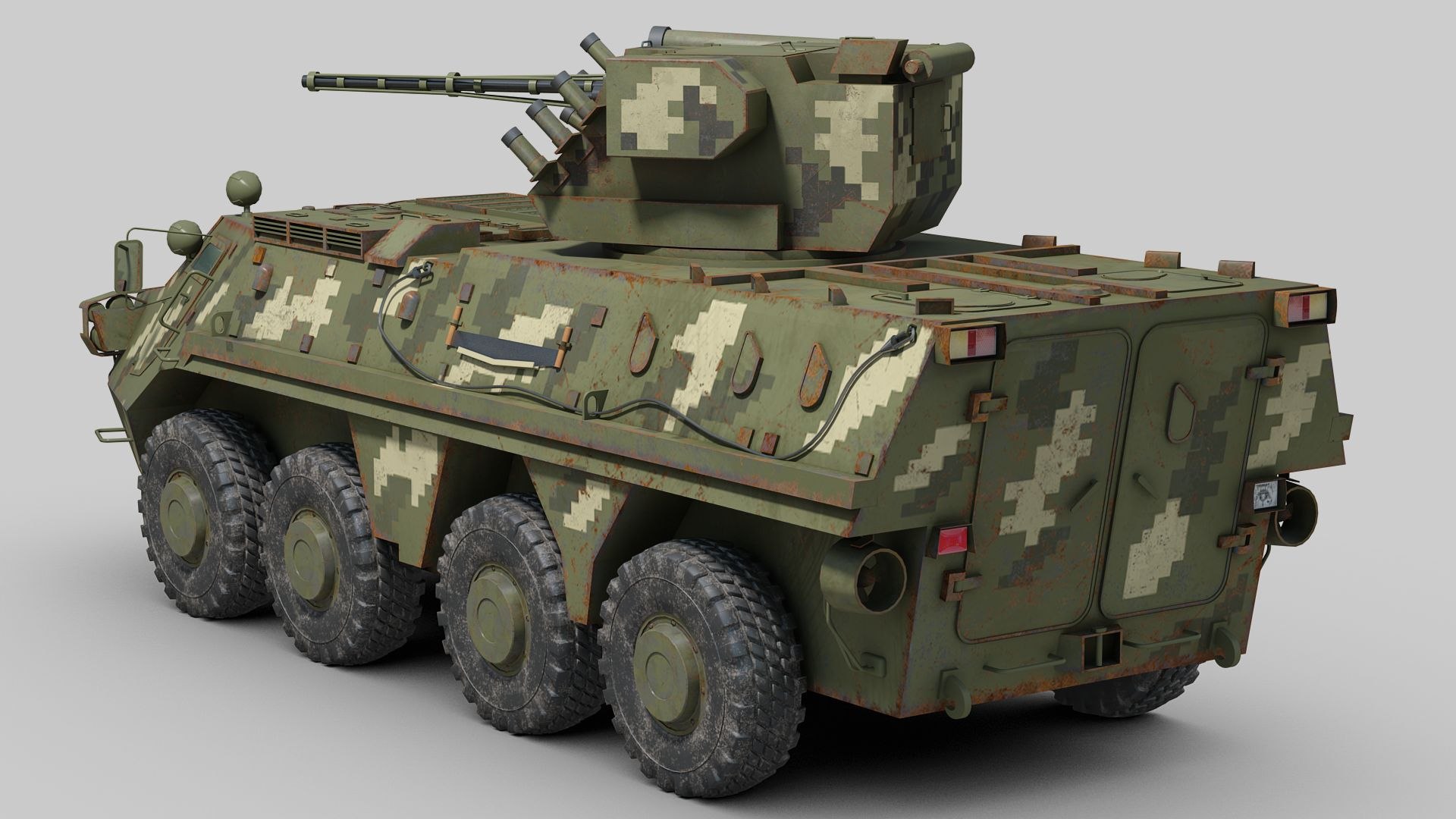 3D BTR 4 Bucephalus Model - TurboSquid 2387195