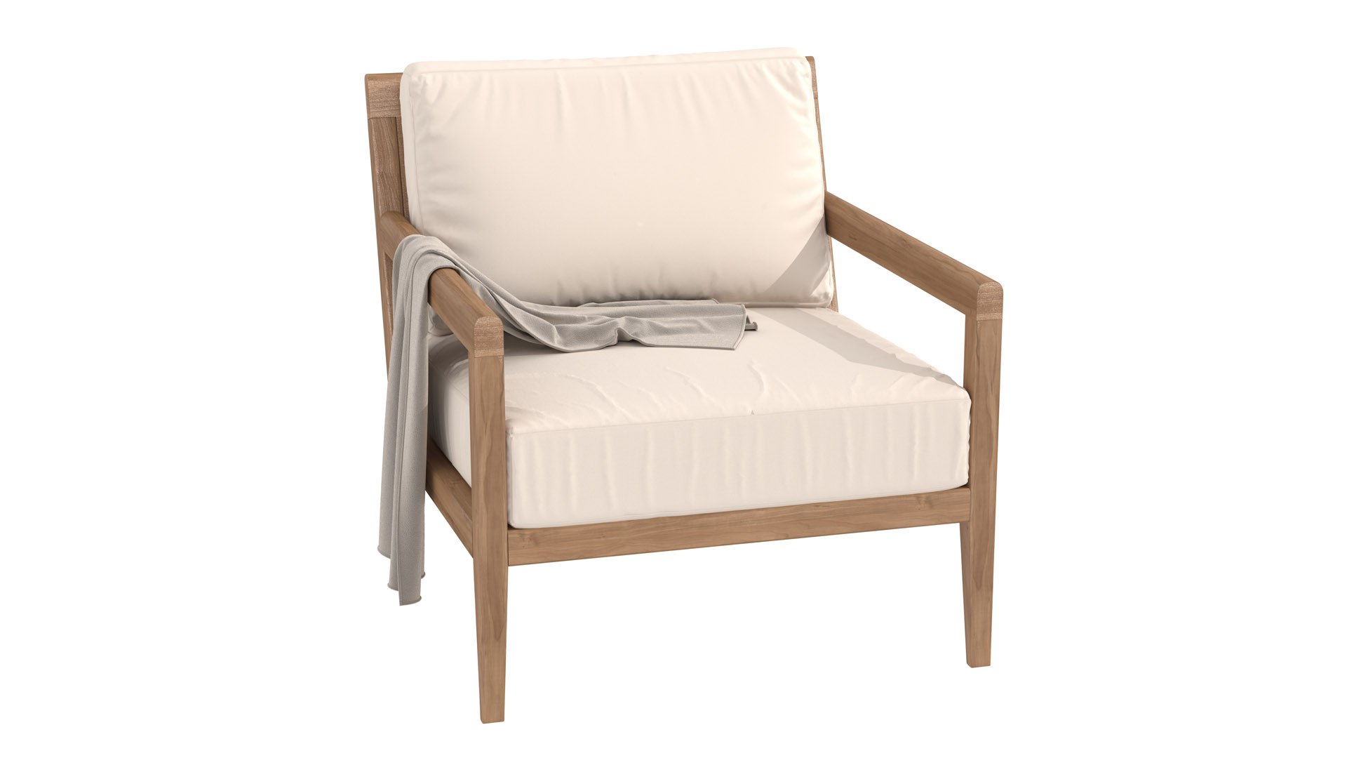 3D Linkoutdoor Sand Dollar Lounge Chair Model - TurboSquid 2235209