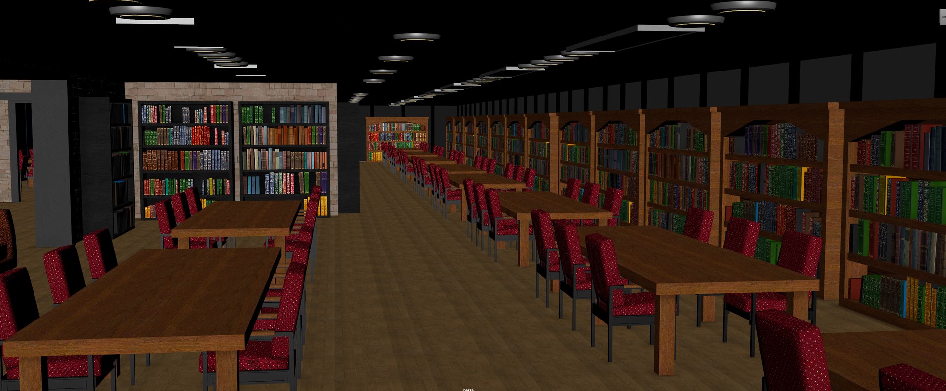 3D Library Model - TurboSquid 2423660