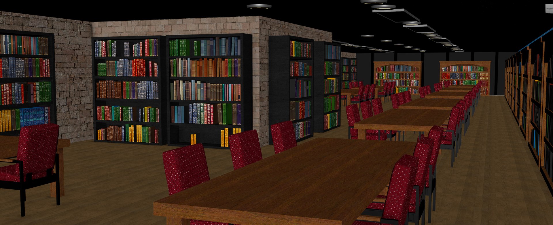 3D Library Model - TurboSquid 2423660