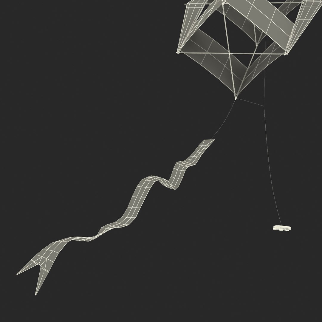 Kite 3 3d Obj