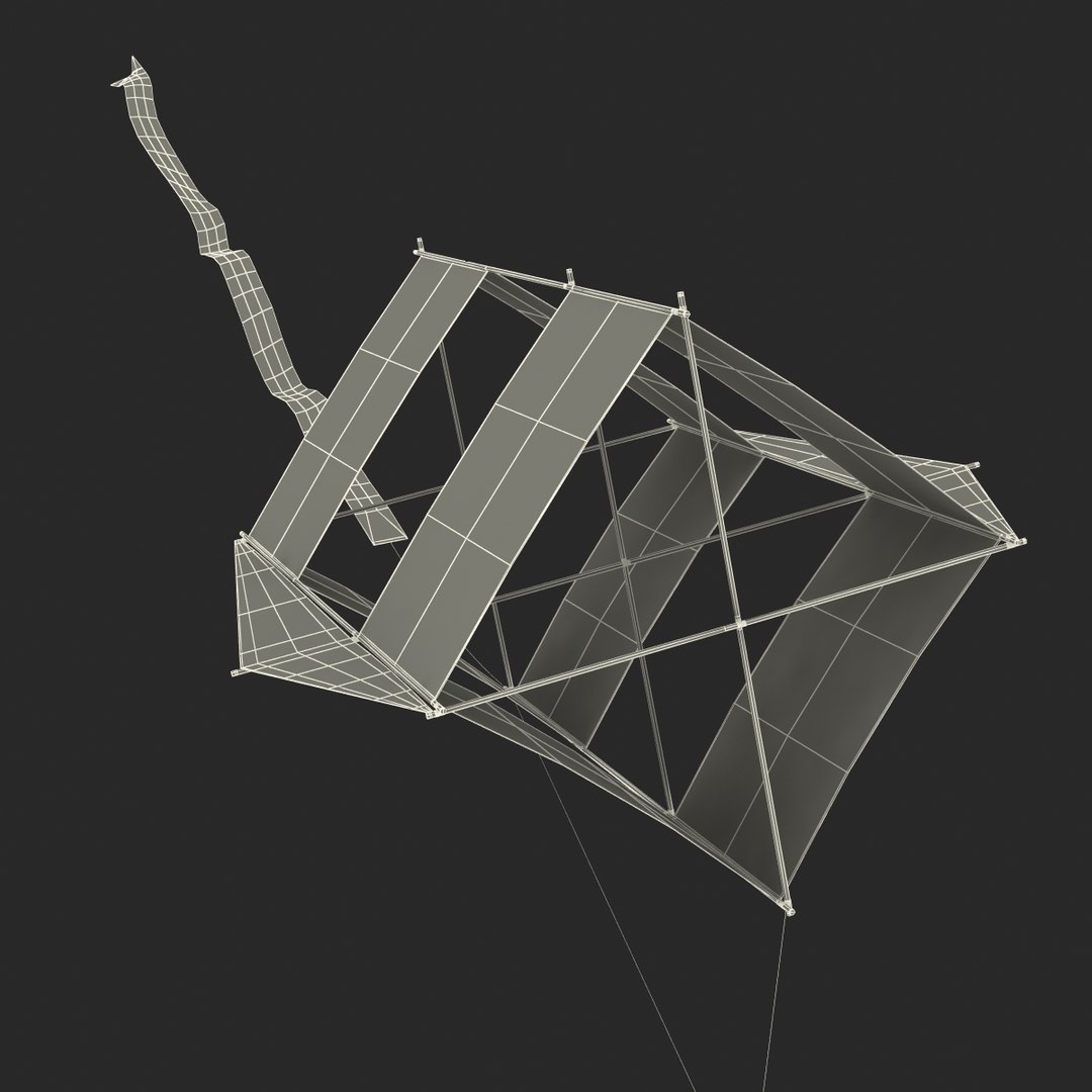 Kite 3 3d Obj