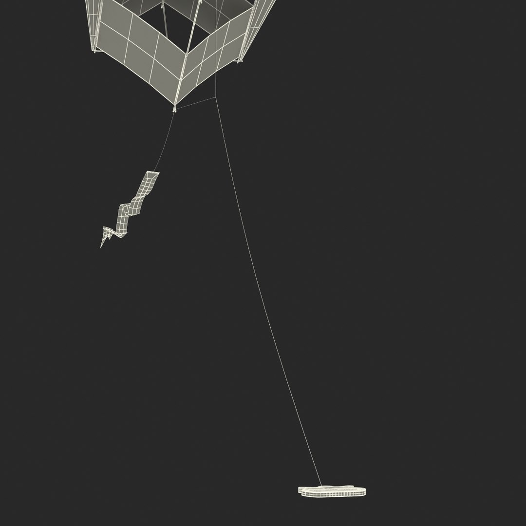 Kite 3 3d Obj