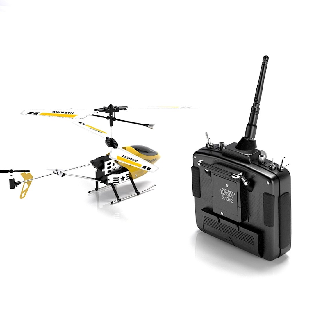 3d Model Toy Helicopter Transmitter