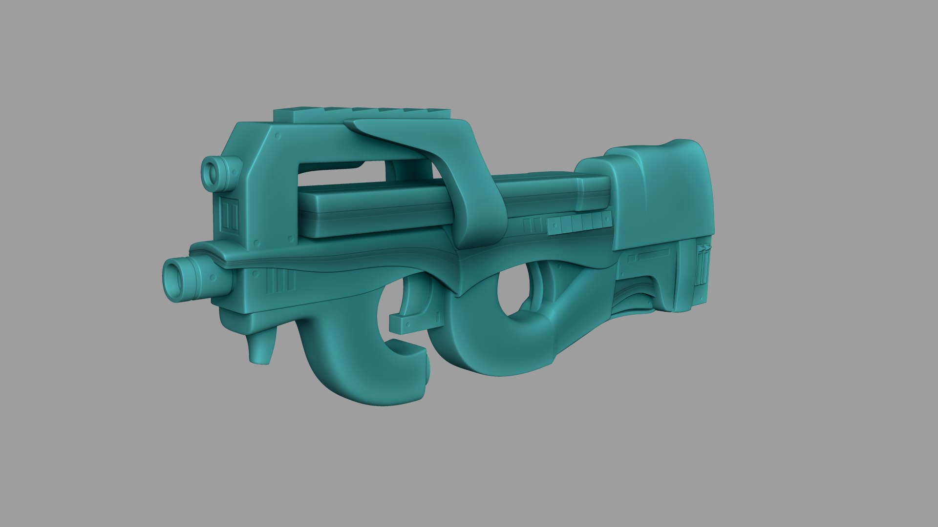 P90 Gun Weapon 3D Model - TurboSquid 1678346