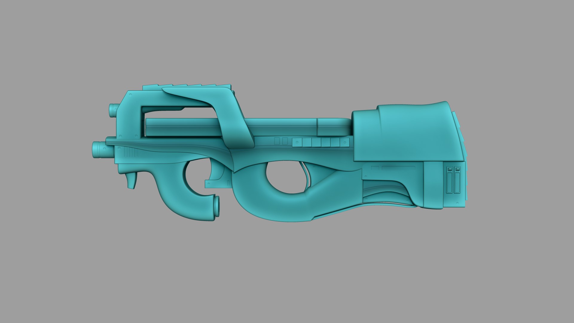 P90 Gun Weapon 3D Model - TurboSquid 1678346