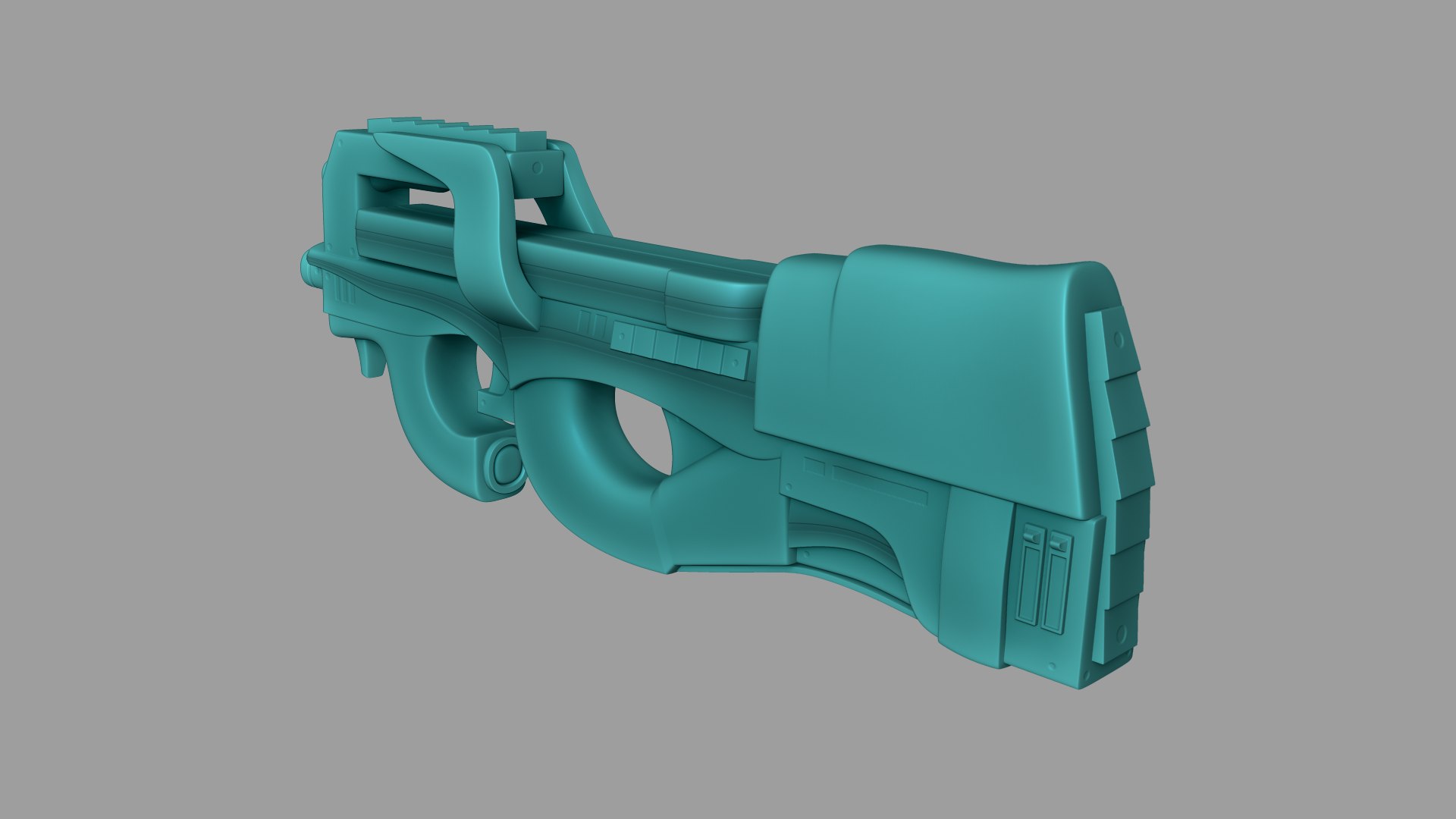 P90 Gun Weapon 3D Model - TurboSquid 1678346