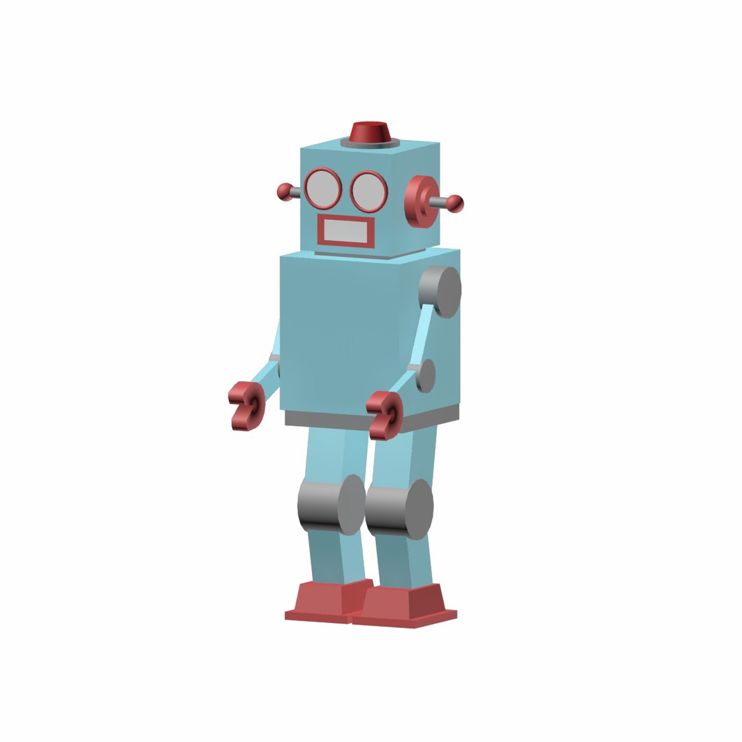 Toy Robot Model - TurboSquid 2001258