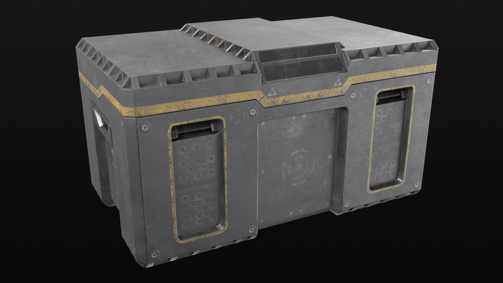 Ammo Crate 3D Model - TurboSquid 1279226