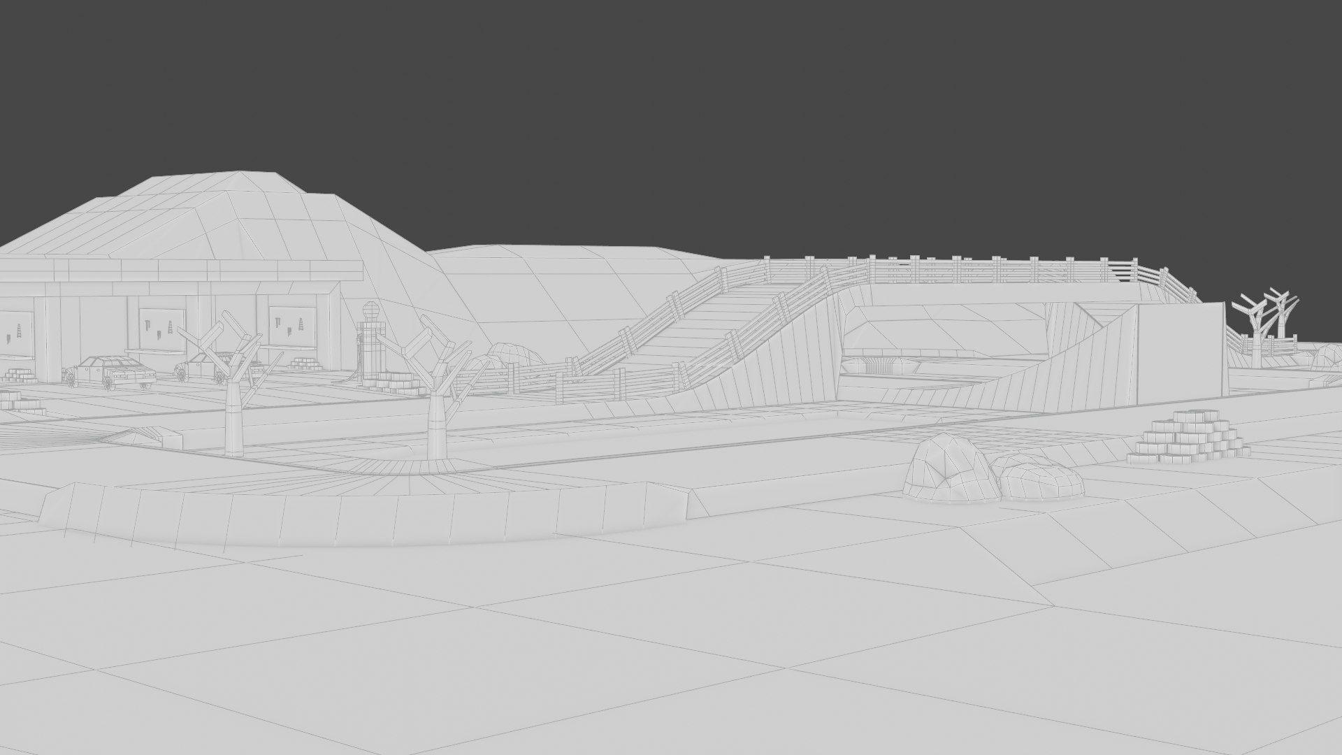 Cartoon race track 3D model - TurboSquid 1667728