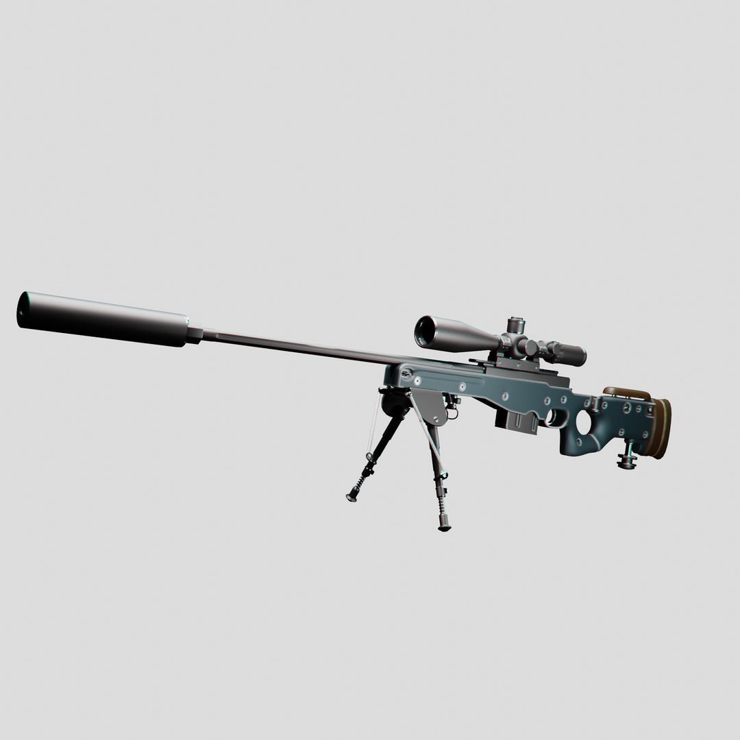 免费AWM Sniper Rifle - Blender File3D模型 - TurboSquid 1954773