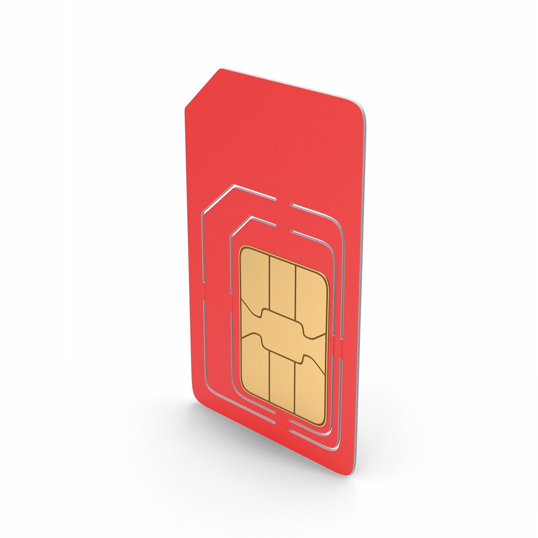 Mobile Sim Card 3D Model - TurboSquid 2033524