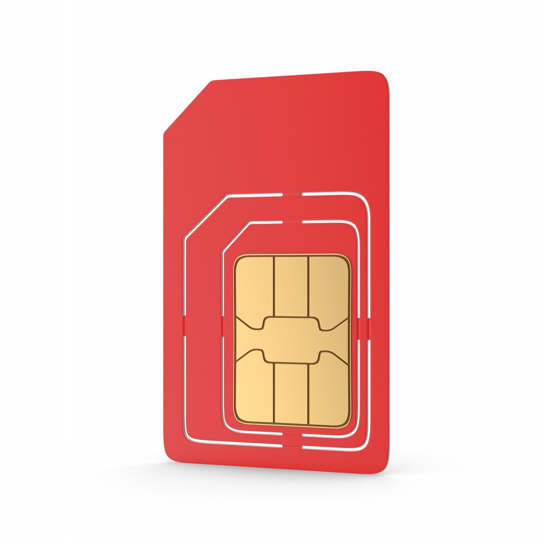 Mobile Sim Card 3D Model - TurboSquid 2033524