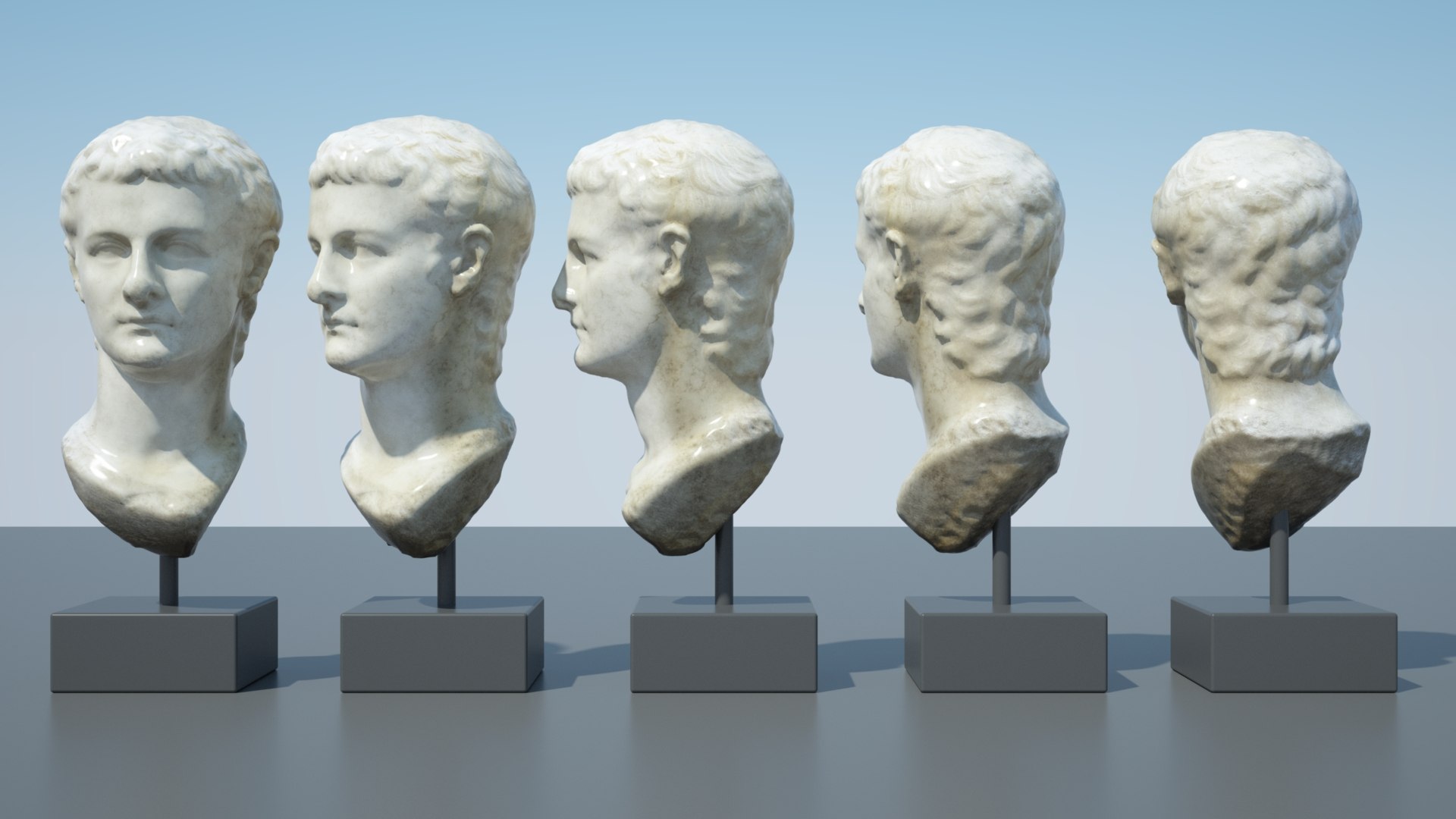 3D roman caligula - TurboSquid 1444522
