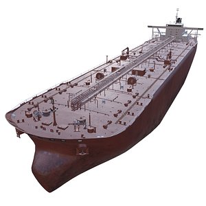 chemical oil tanker 3d model