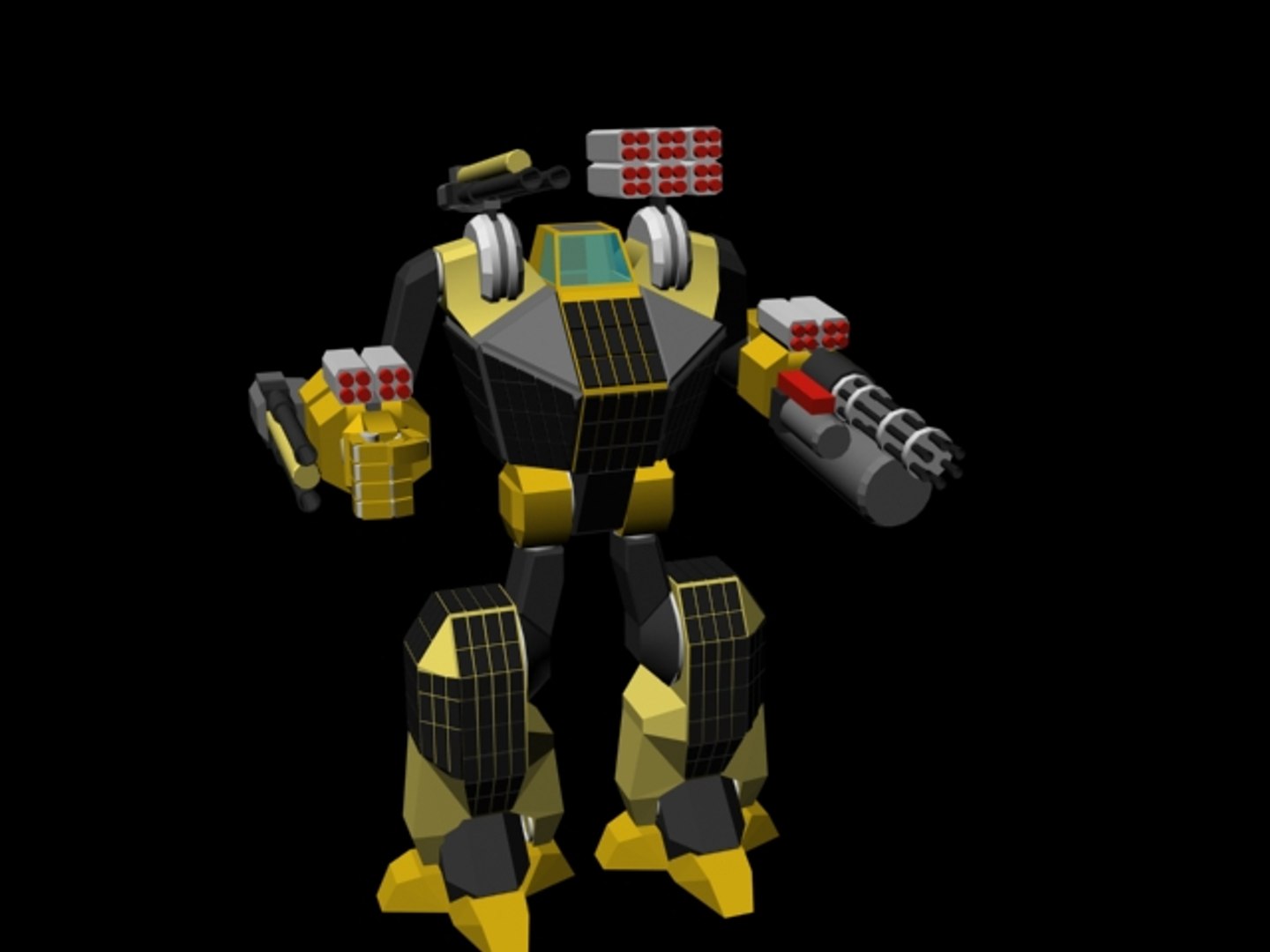 Free Mech 3d Model