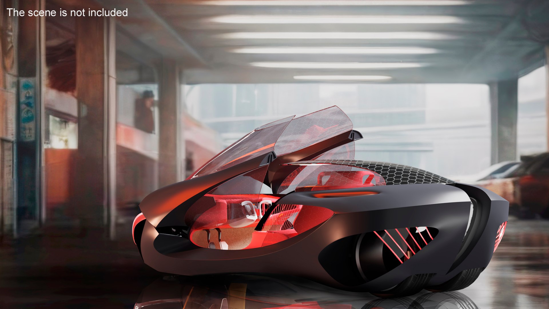 Futuristic Flying Car Rigged For Maya 3D - TurboSquid 2247275