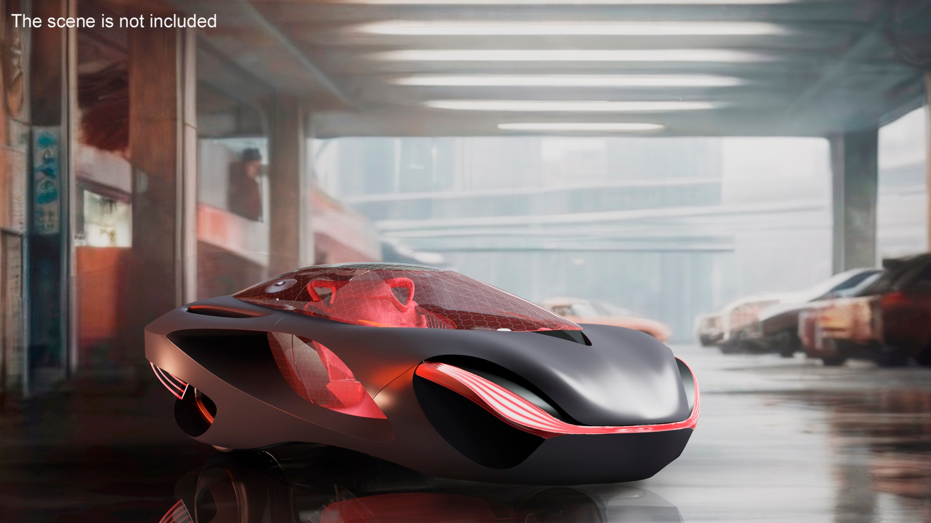 Futuristic Flying Car Rigged For Maya 3D - TurboSquid 2247275