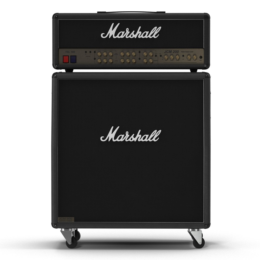 3d guitar amplifier marshall model