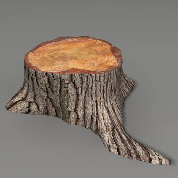 tree stump 3d model