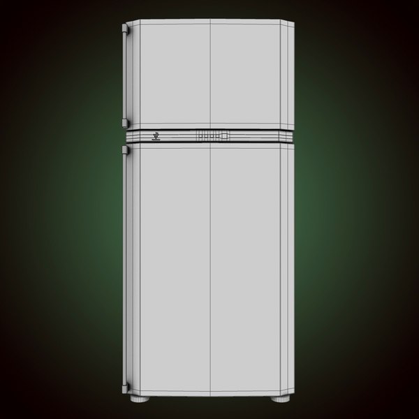 sharp refrigerator 3d model