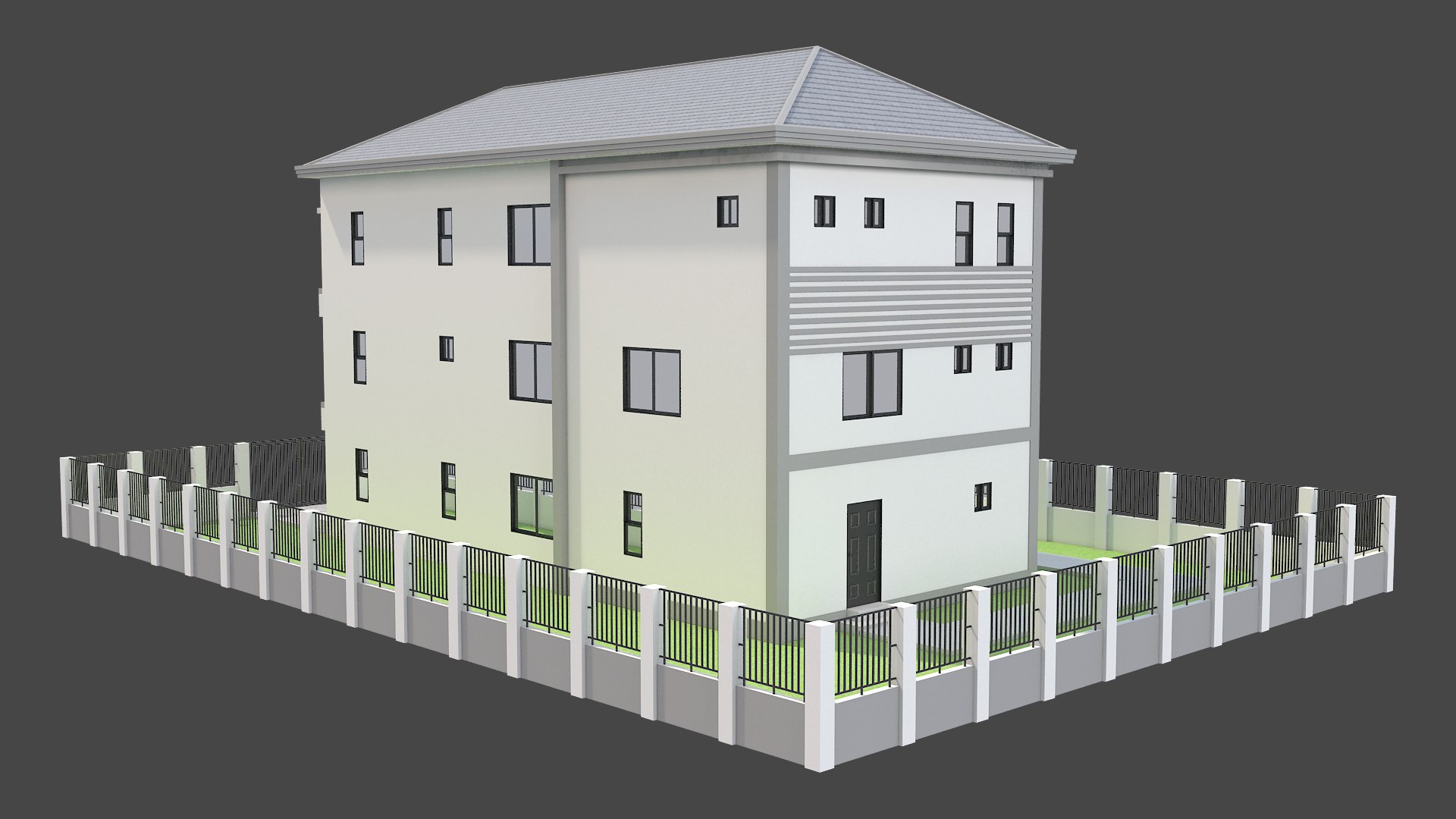 Multi Family House3 Model - TurboSquid 2514463