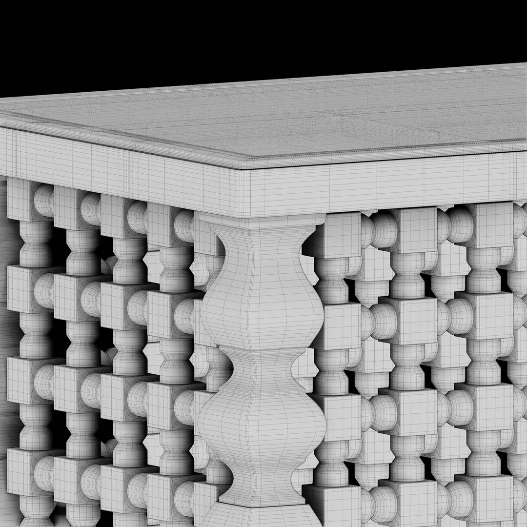 Table Moroccan 3D Model - TurboSquid 1679612