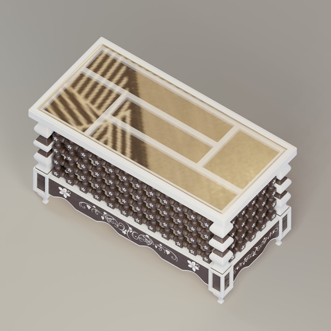 Table Moroccan 3D Model - TurboSquid 1679612