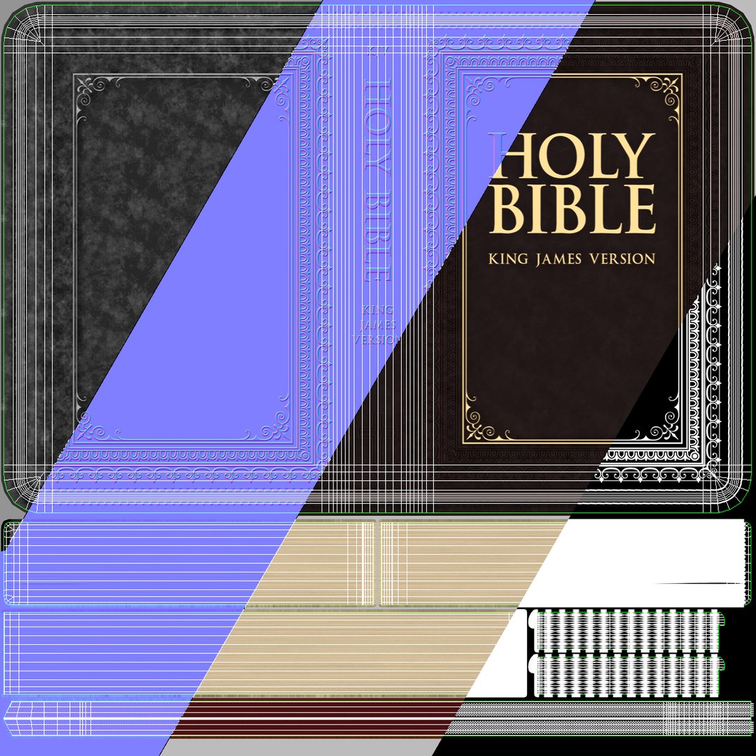 Realistic Holy Bible Book 3D Model - TurboSquid 1451380