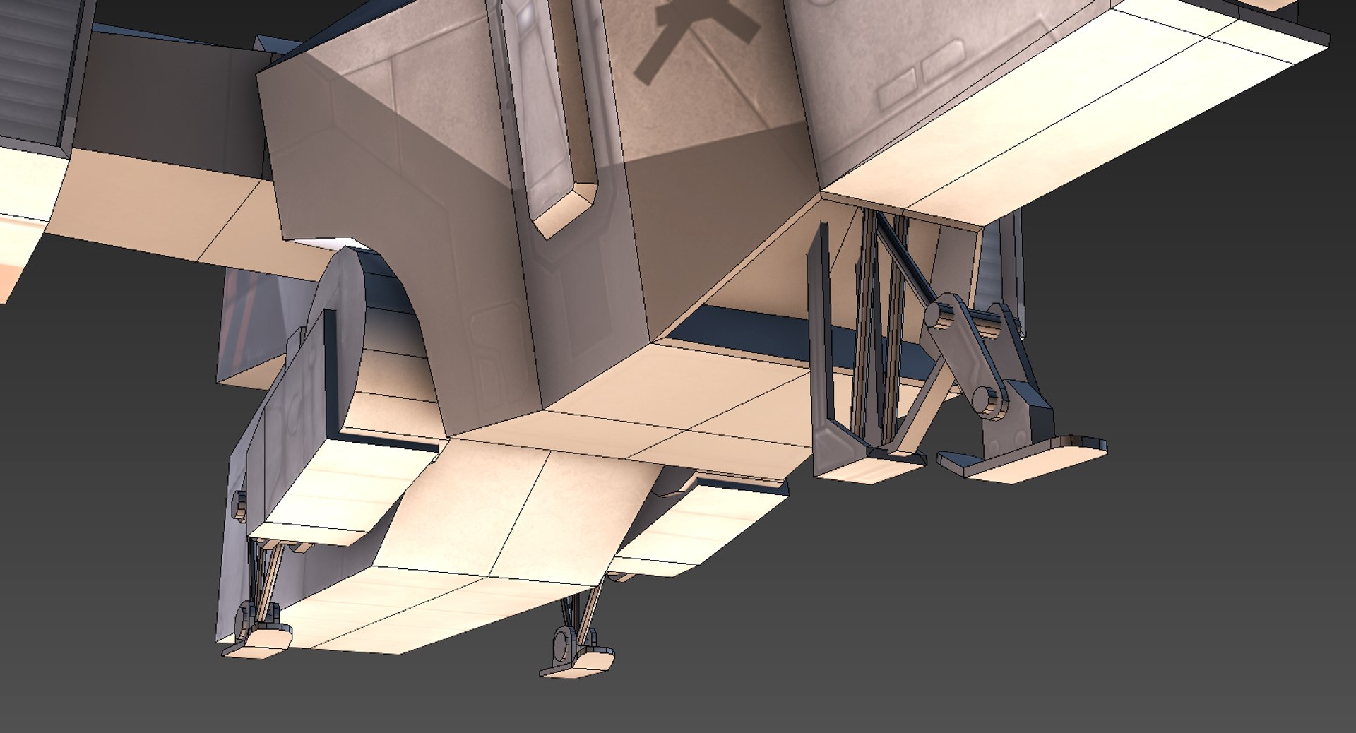 3d Ready Alien Dropship District