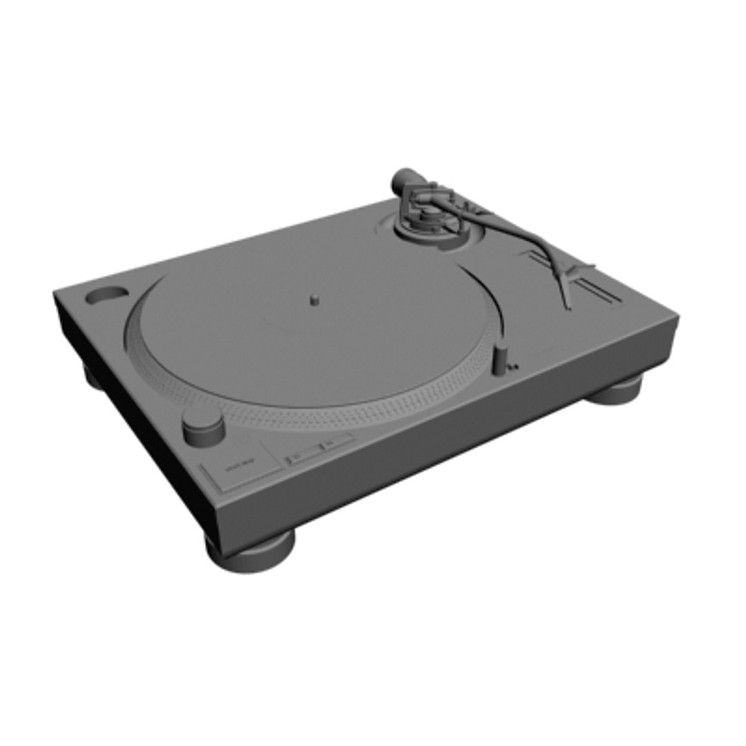Technics 1200 3d Model