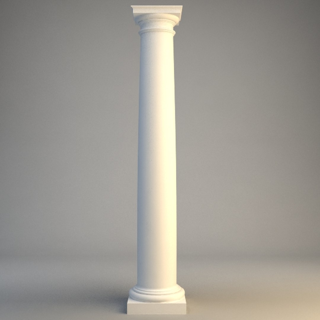 Stone Column 3ds