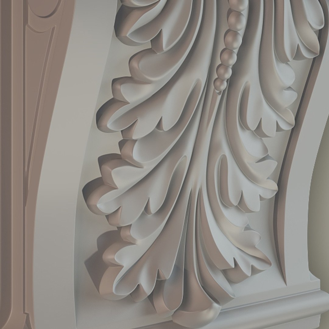 3d model decorate classical