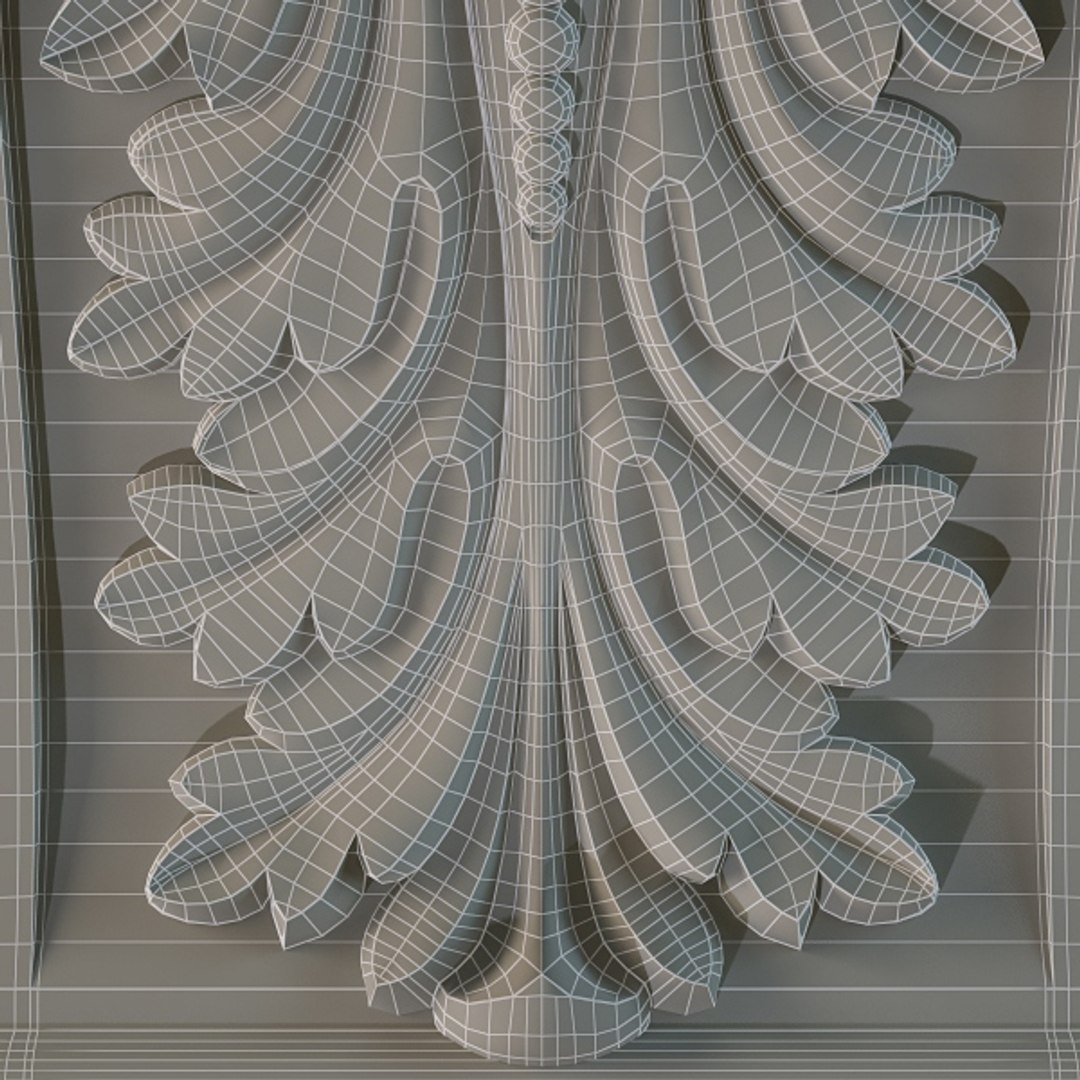 3d model decorate classical