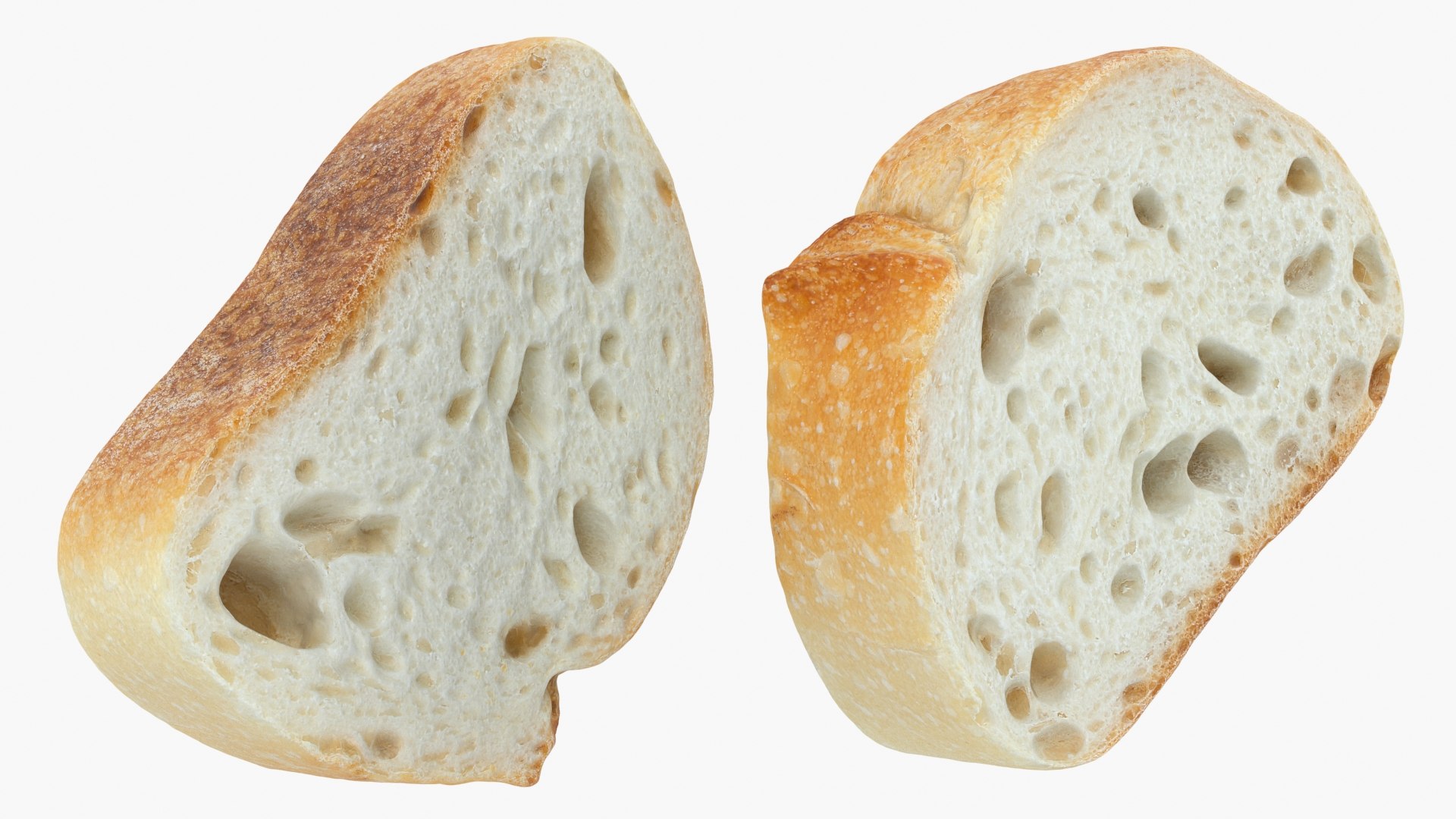 Sliced Batard Bread V2 3D Model - TurboSquid 1835003