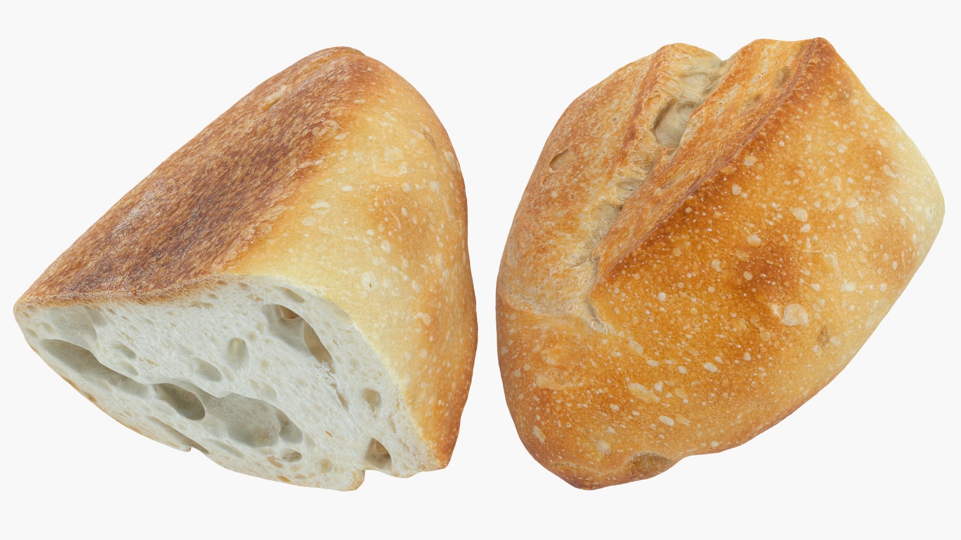 Sliced Batard Bread v2 3D model - TurboSquid 1835003