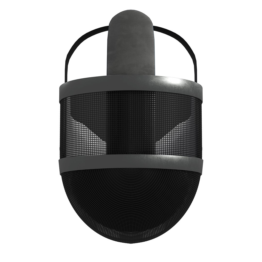 3D fencing helmet model - TurboSquid 1264449