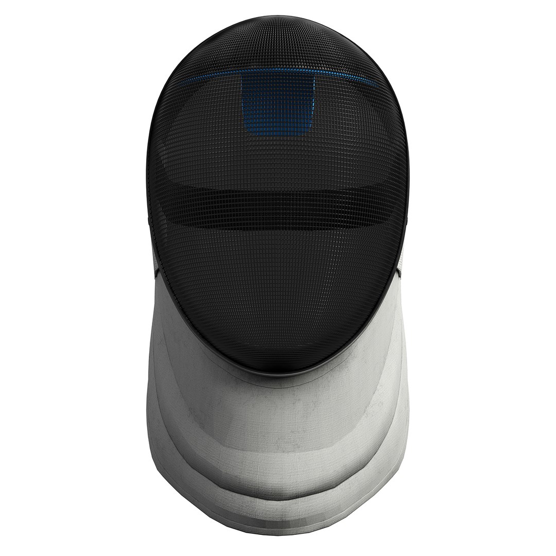3D fencing helmet model - TurboSquid 1264449