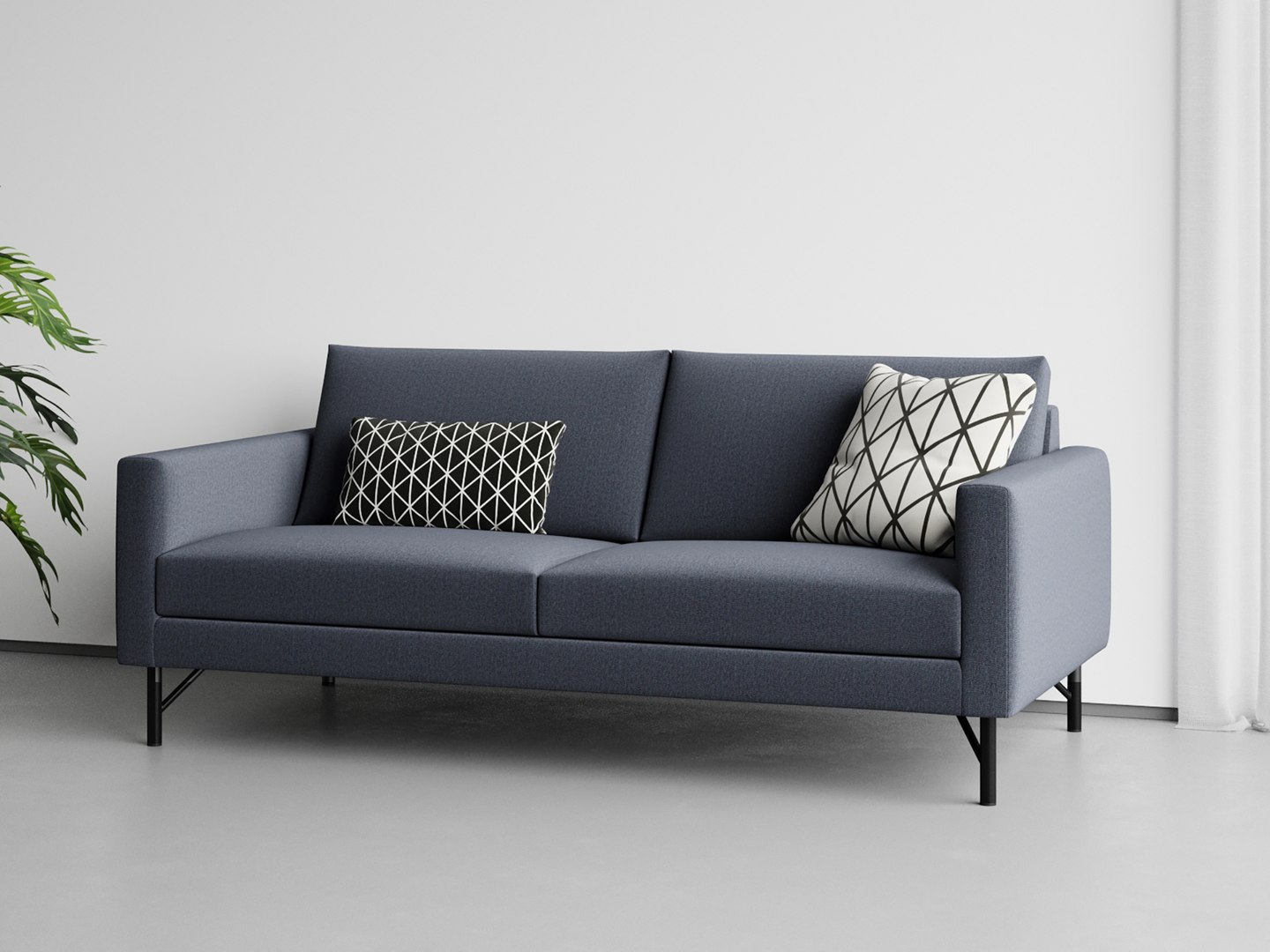 3D Model Friend Sofa 185 - TurboSquid 2195621