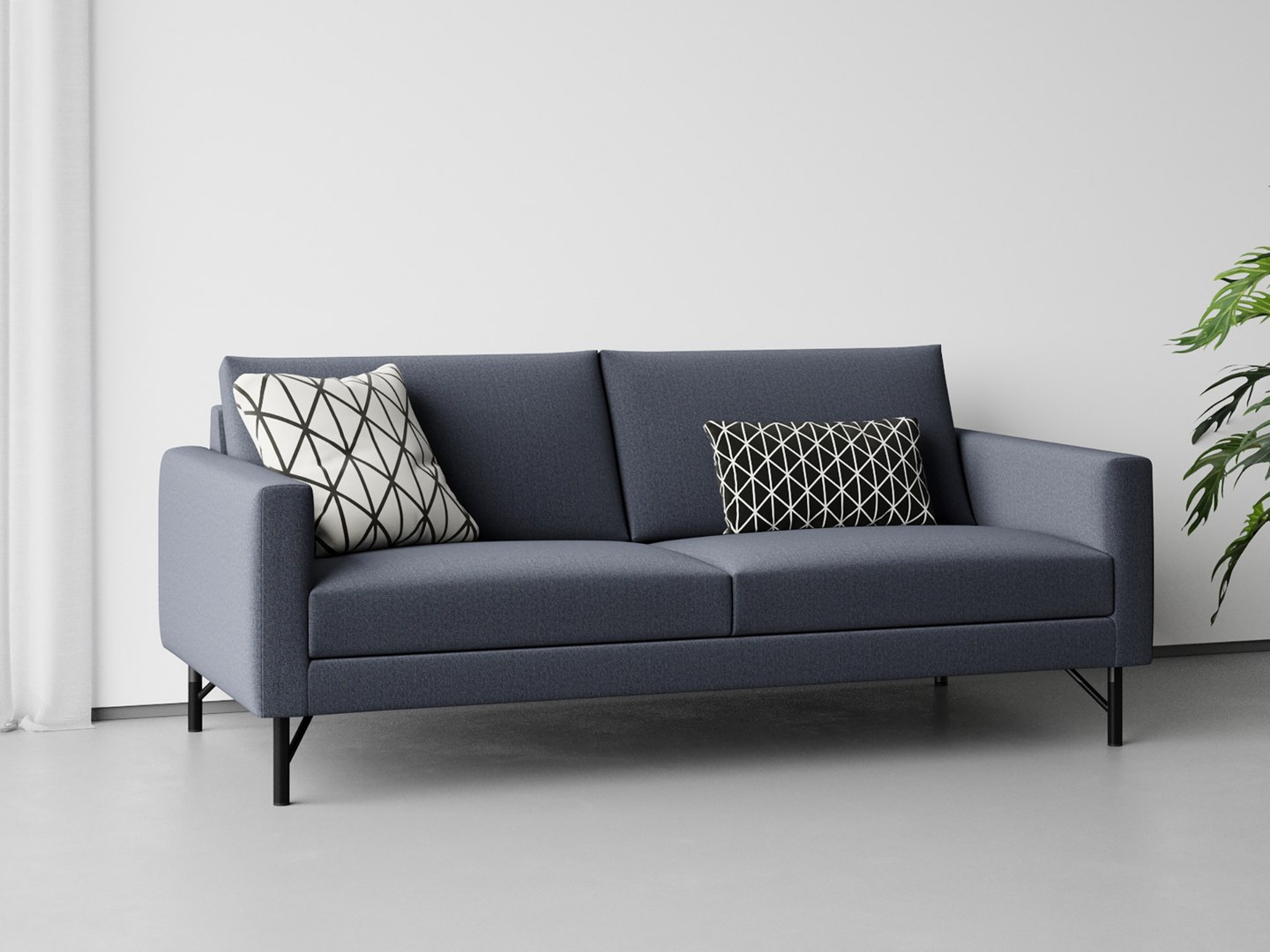3D Model Friend Sofa 185 - TurboSquid 2195621