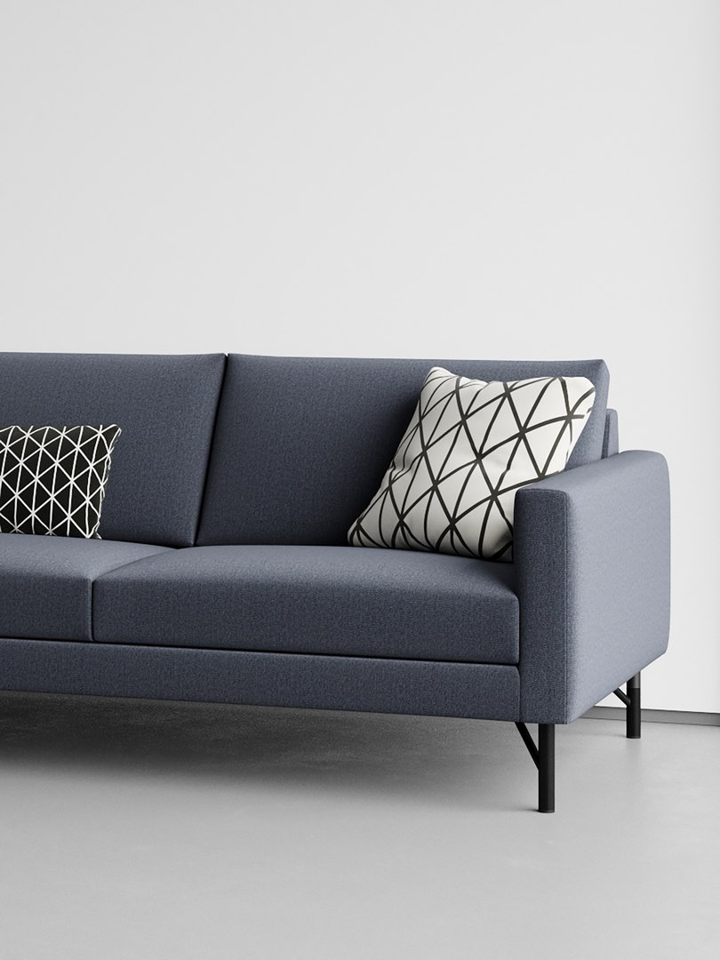 3D Model Friend Sofa 185 - TurboSquid 2195621