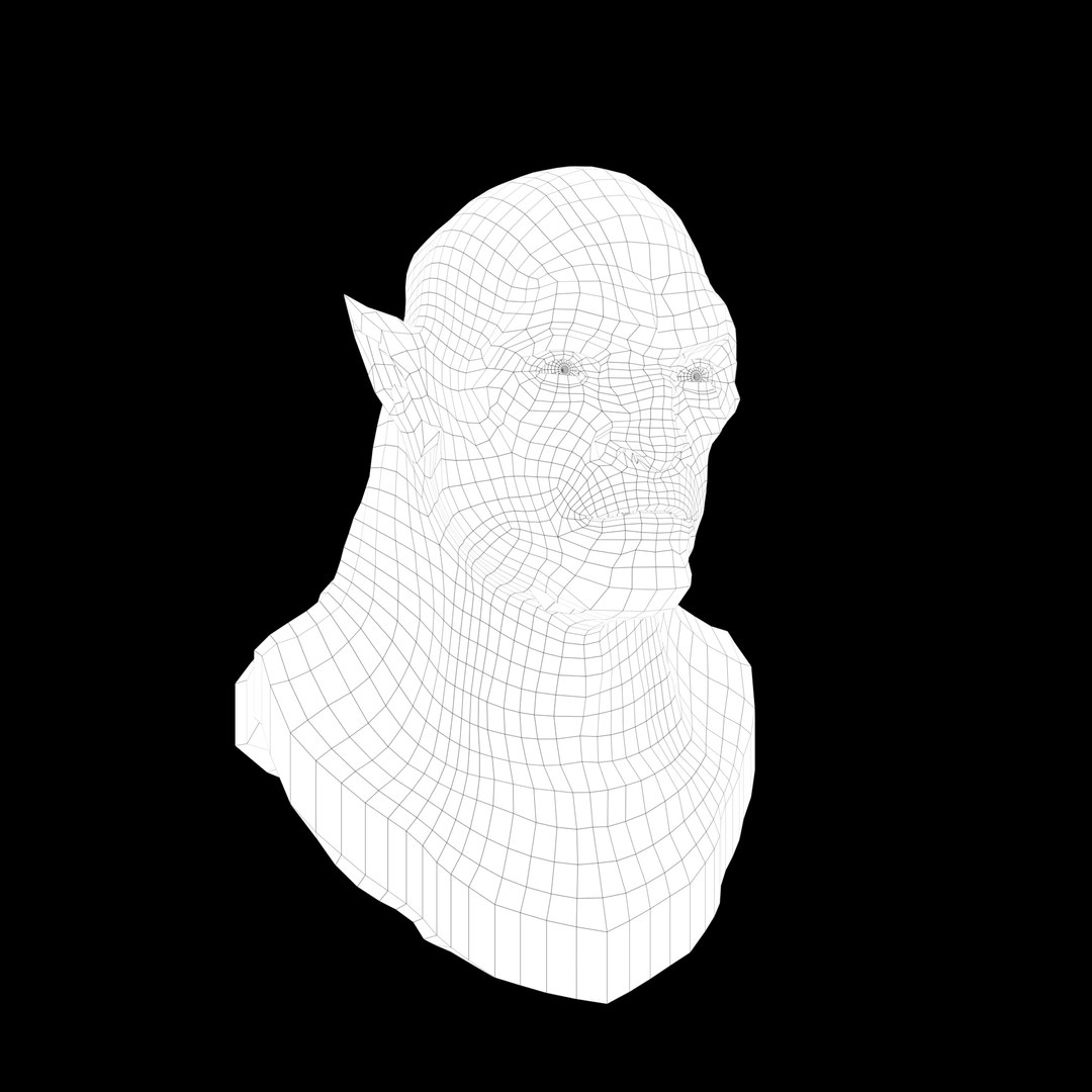 3D Ogre Orc Troll Bust Base Mesh - TurboSquid 1717970