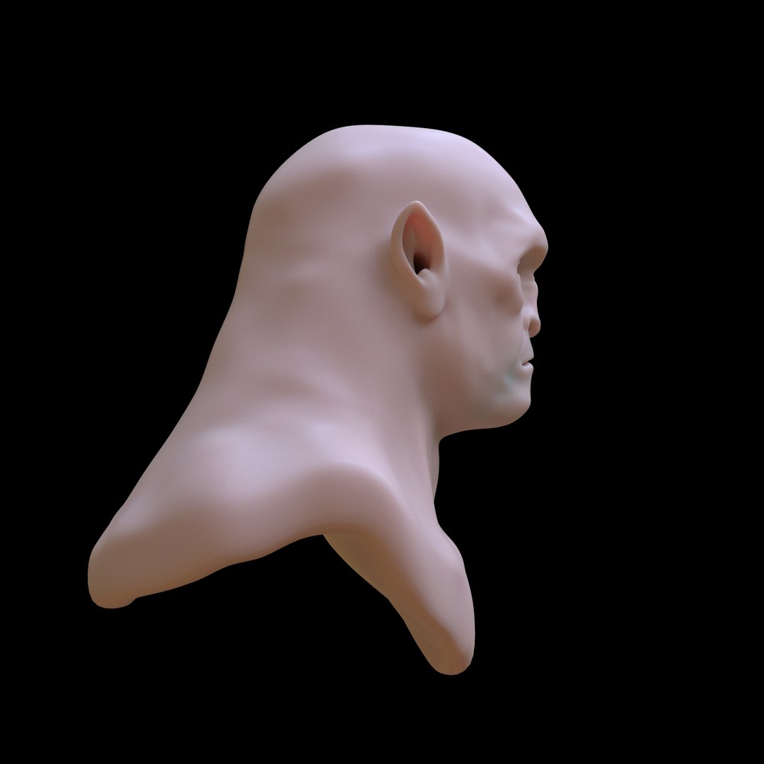 3D Ogre Orc Troll Bust Base Mesh - TurboSquid 1717970