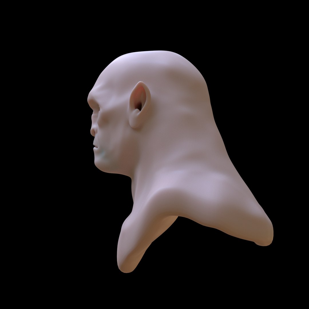 3D Ogre Orc Troll Bust Base Mesh - TurboSquid 1717970