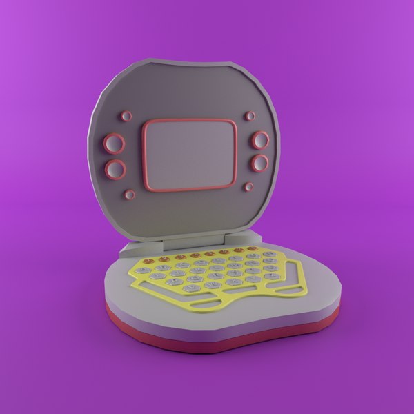 3D model cartoon laptop toon - TurboSquid 1287492