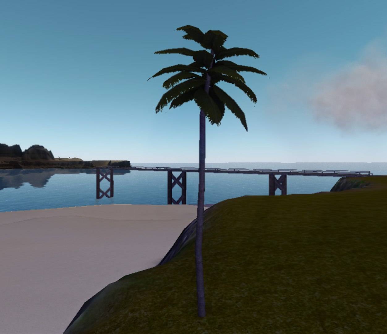 3ds Max Tall Palmtree