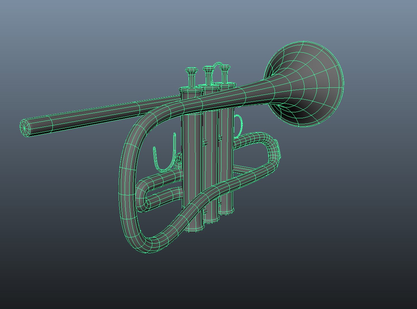 trumpet 3d model